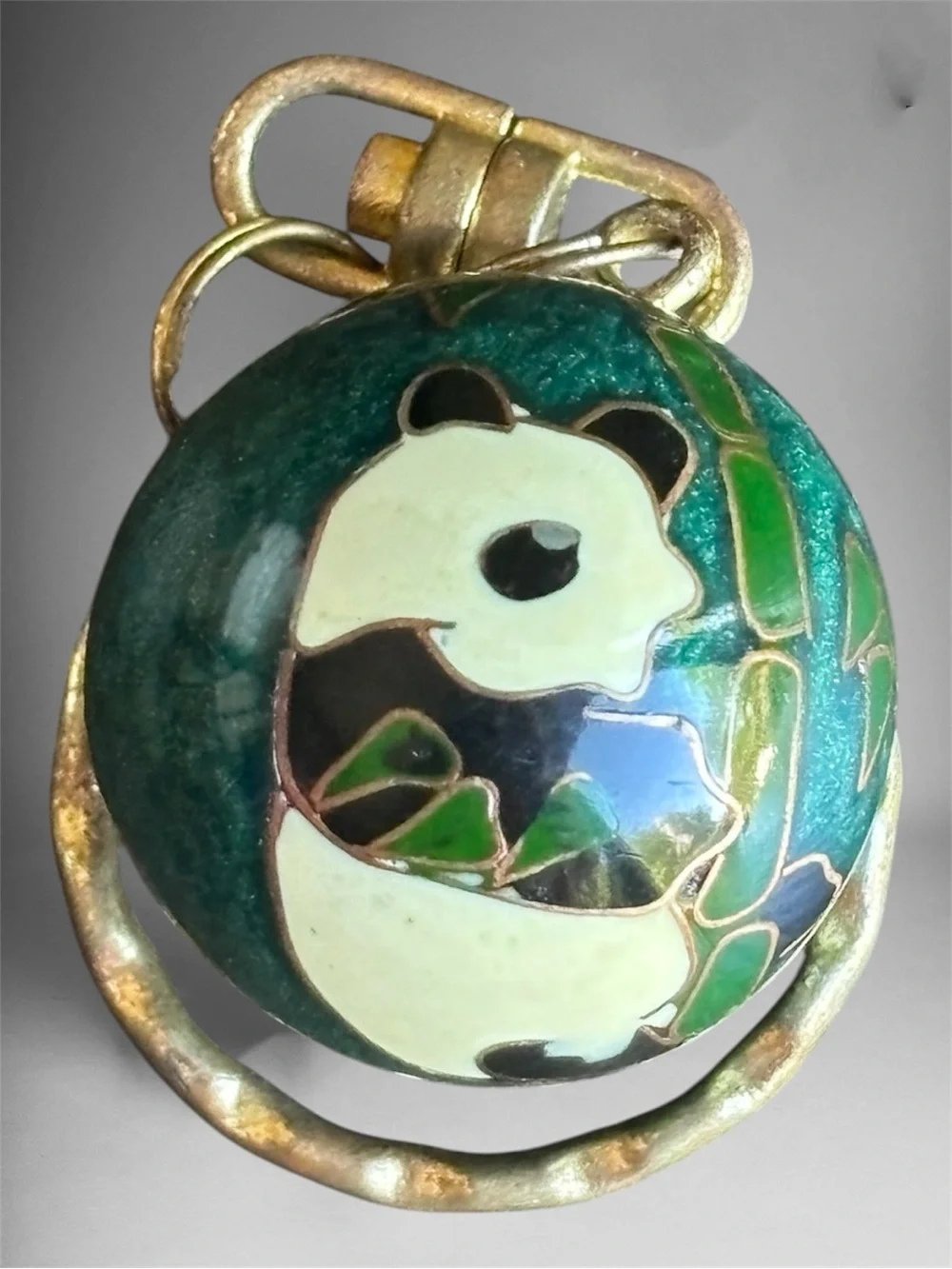 Accessories | 32 Vtg Green Cloisonn Stress Ball Key Chain | Poshmark